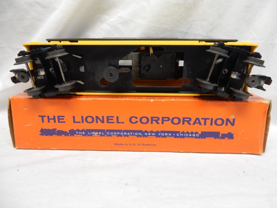 LIONEL 3619 HELICOPTER LAUNCHING RECONNAISSANCE BOX CAR IN OB, C-7 EX+ ...