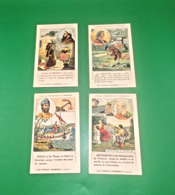 ~Victorian French Advertising Trade Cards~Lot of 4~ 1880-1890's~Famous ...