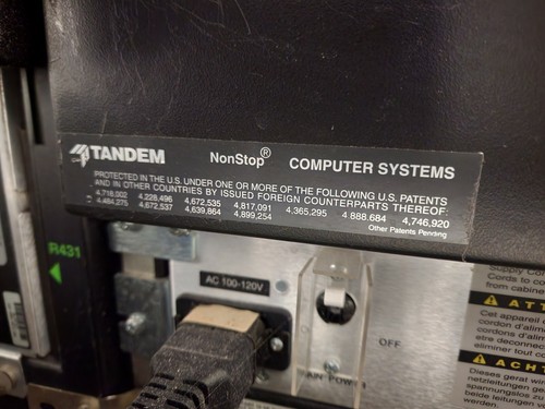 Tandem NonStop Himalaya K-Series Cyclone CLX/R Computer Systems Server ...