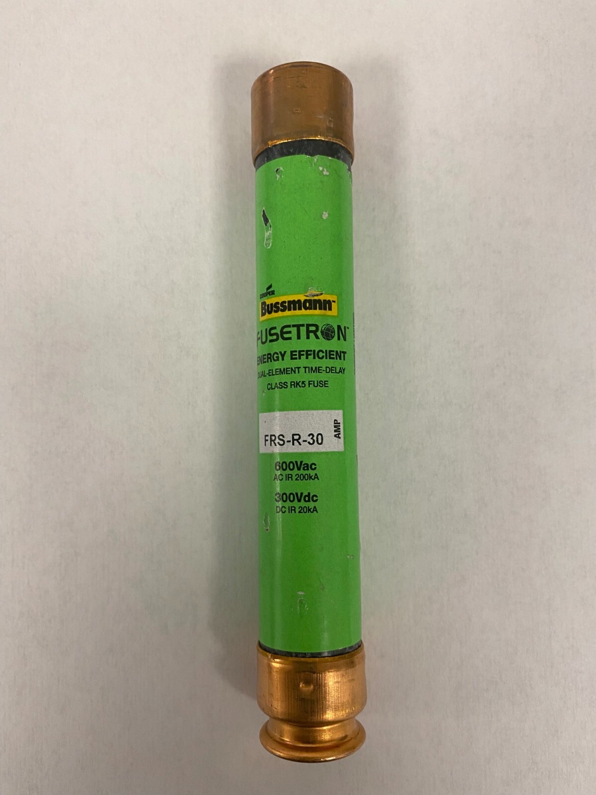 Bussmann FRS-R-30 Fuse, Dual Element, Time-Delay, 30 A, 600 VAC/250 | eBay