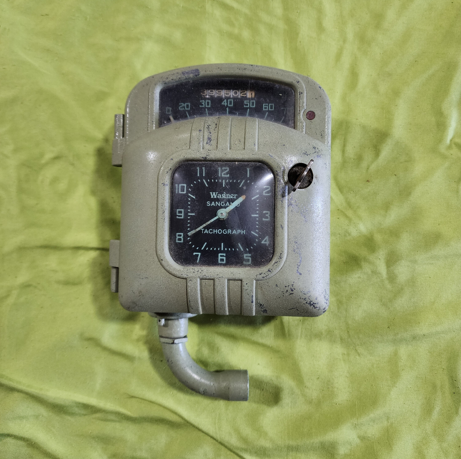 Vintage Sangamo Wagner Tachograph 24 Hour Clock Speedometer | eBay