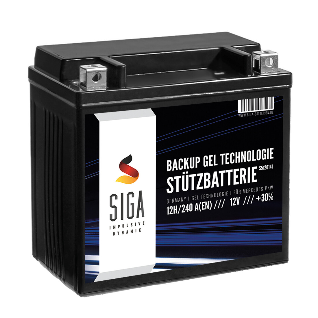 Stützbatterie 12V 12Ah GEL Batterie Mercedes Benz A2115410001 BMW ...