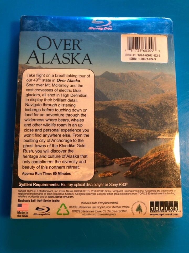 Over Alaska PBS (High Definition) Blu Ray...……..BRAND NEW & SEALED ...