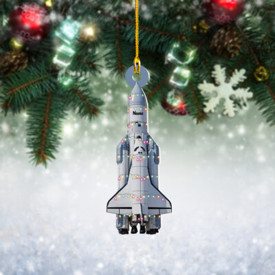 Spaceship Xmas Personalized Gift, Spaceship Christmas Ornament | eBay