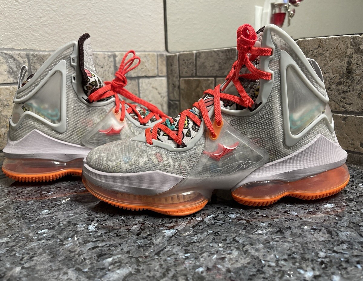 NEW! Nike LeBron 19 “Fast Food Bright Crimson” Mens Size 7.5