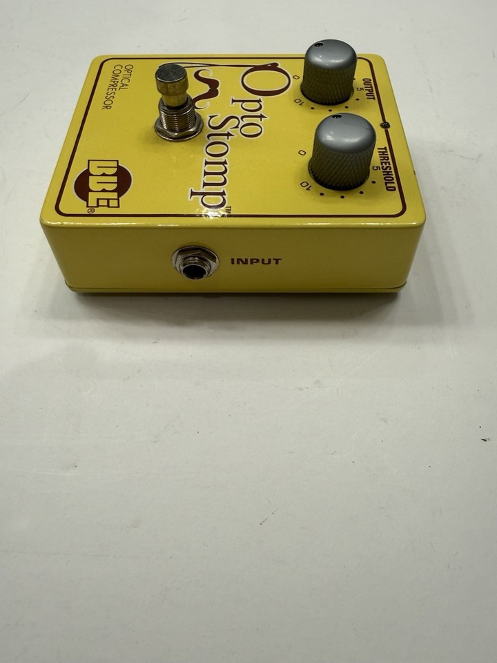 BBE Sound Inc. Opto Stomp V2 Optical Compressor Optostomp Guitar Effect ...