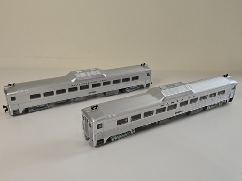 Lot of 2 HO Scale Athearn RDC-1 RTR Powered Locomotives B&O/Santa Fe ...