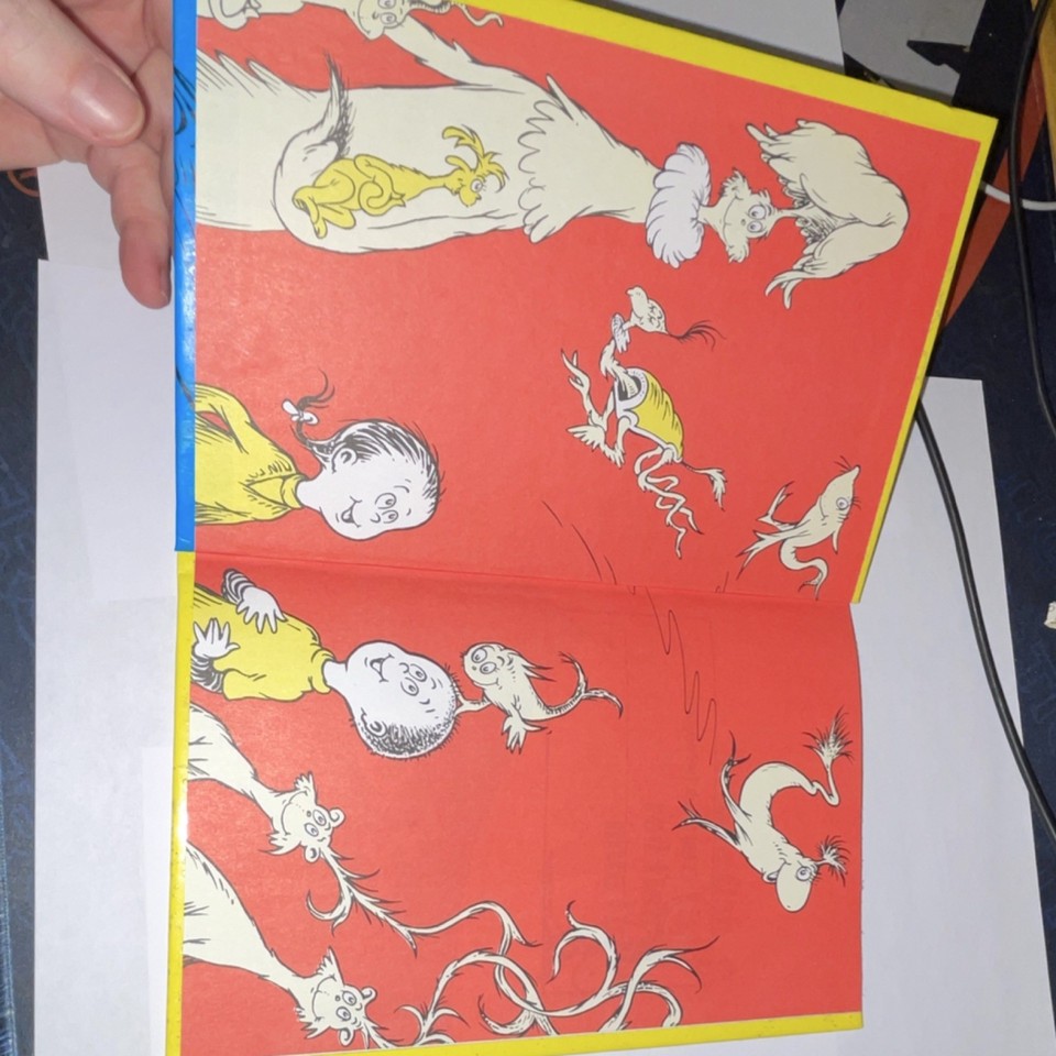 One Fish Two Fish Red Fish Blue Fish by Dr. Seuss Hardcover, Beginner ...