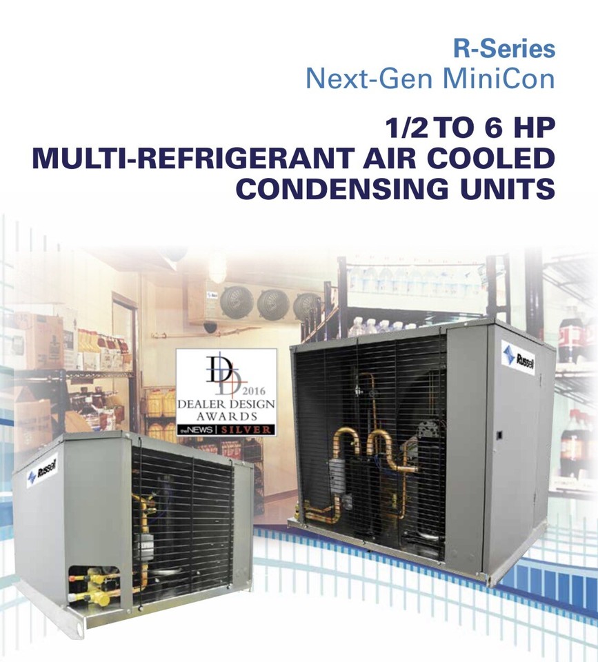 New Russell 3/4 HP outdoor condensing unit 208/230/1PH M#RFO080M4S-DANT ...