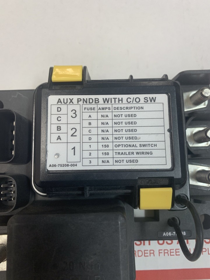 Littelfuse Power Harness Junction Box Main PNDB A06-75208-004, A66 ...