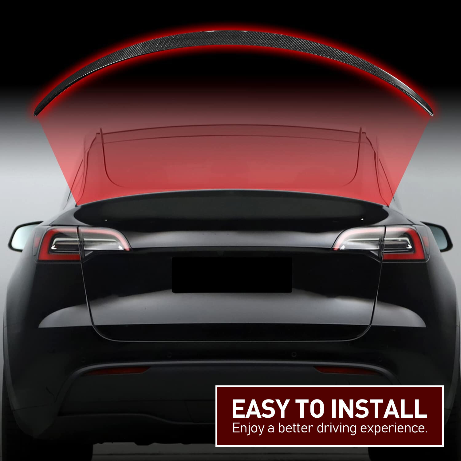 Tesla Model 3 Spoiler Wing Trunk Lip Performance Car Rear 2022 MATTE ...