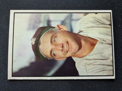 1953 Bowman Color Baseball Card # 120 Marlin Stuart - St. Louis Browns ...