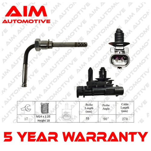 Fits Volvo XC60 V40 V50 S40 C30 V70 V60 X… Aim Exhaust Gas Temperature ...