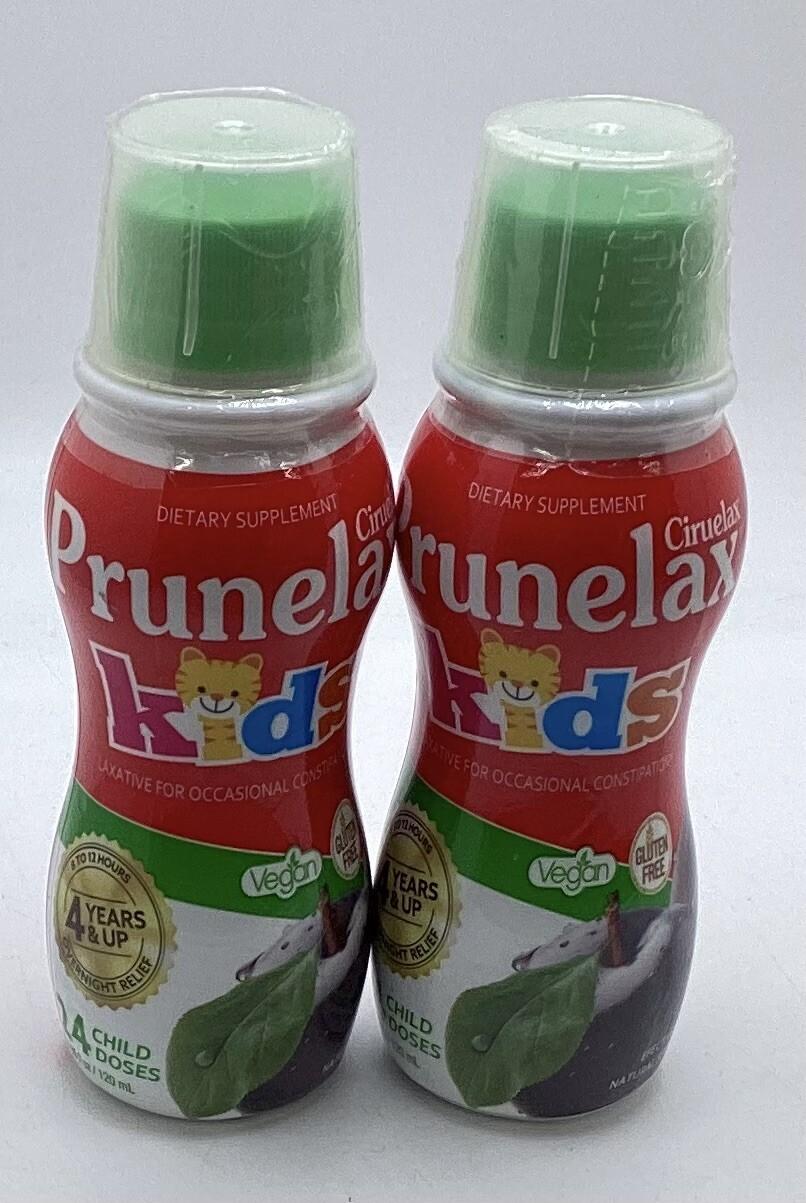Prunelax Ciruelax Liquid Kids Natural Laxative Supp24 Child Doses LOT 2 ...