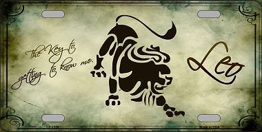 Leo Zodiac Novelty Metal License Plate Tag LP1329 | eBay