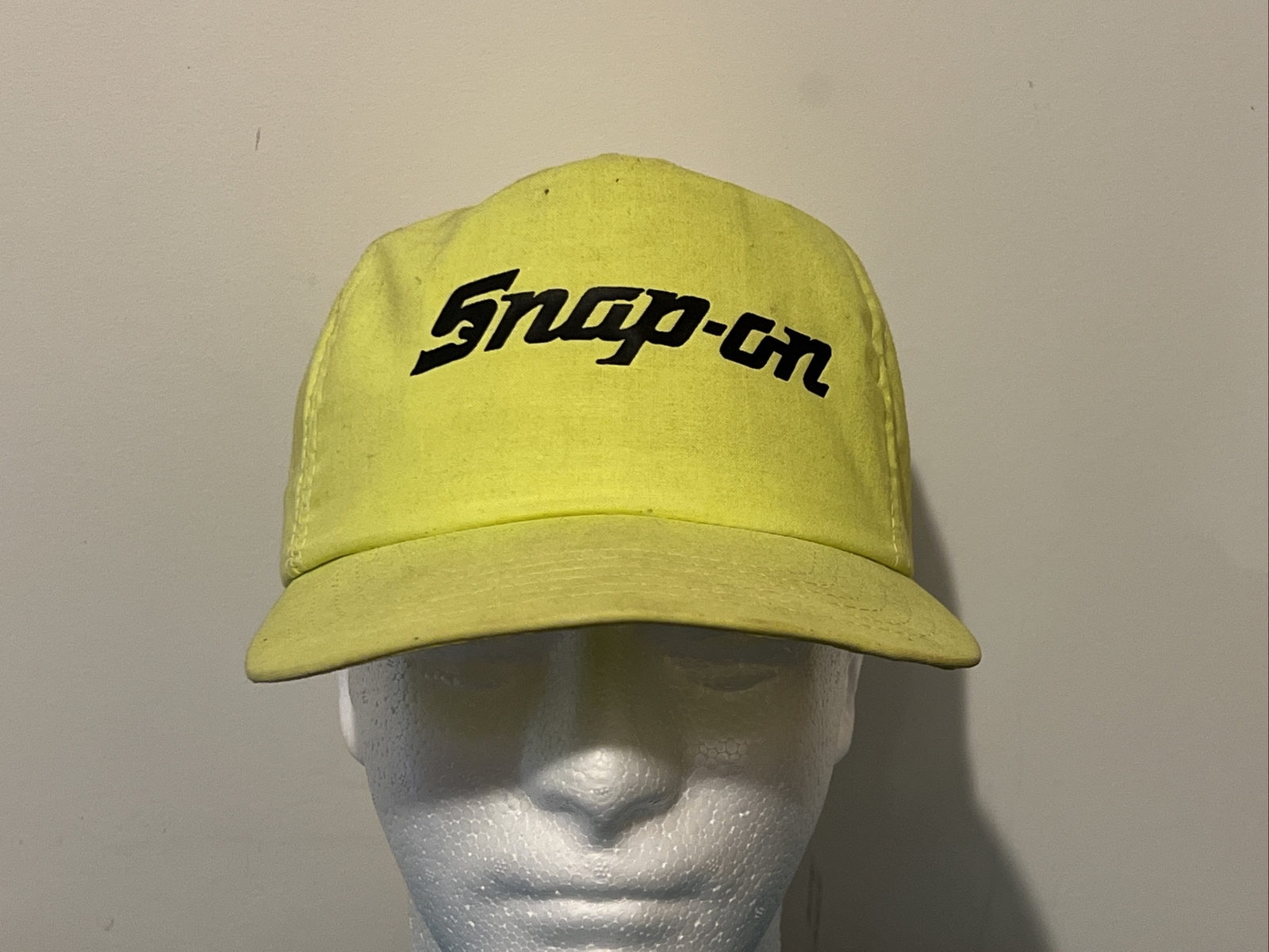 Vintage 90s SNAP ON TOOLS New Era USA NEON YELLOW Sna… - Gem