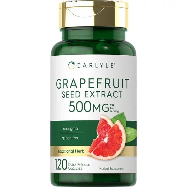 Grapefruit Seed Extract 250 MG 120 Capsules MAXIMUM Strength Immune ...