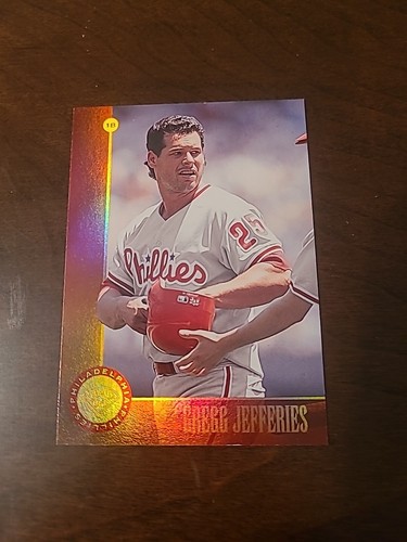 Nice 1996 Leaf Gregg Jefferies Gold Proof #93 | eBay