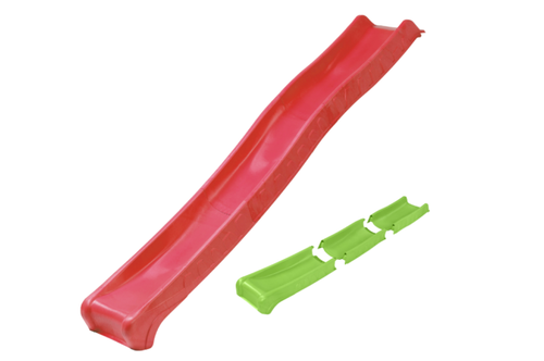 1.5m Platform Flat Pack Slide "Rocli" RED Playground Slide Cubby House ...