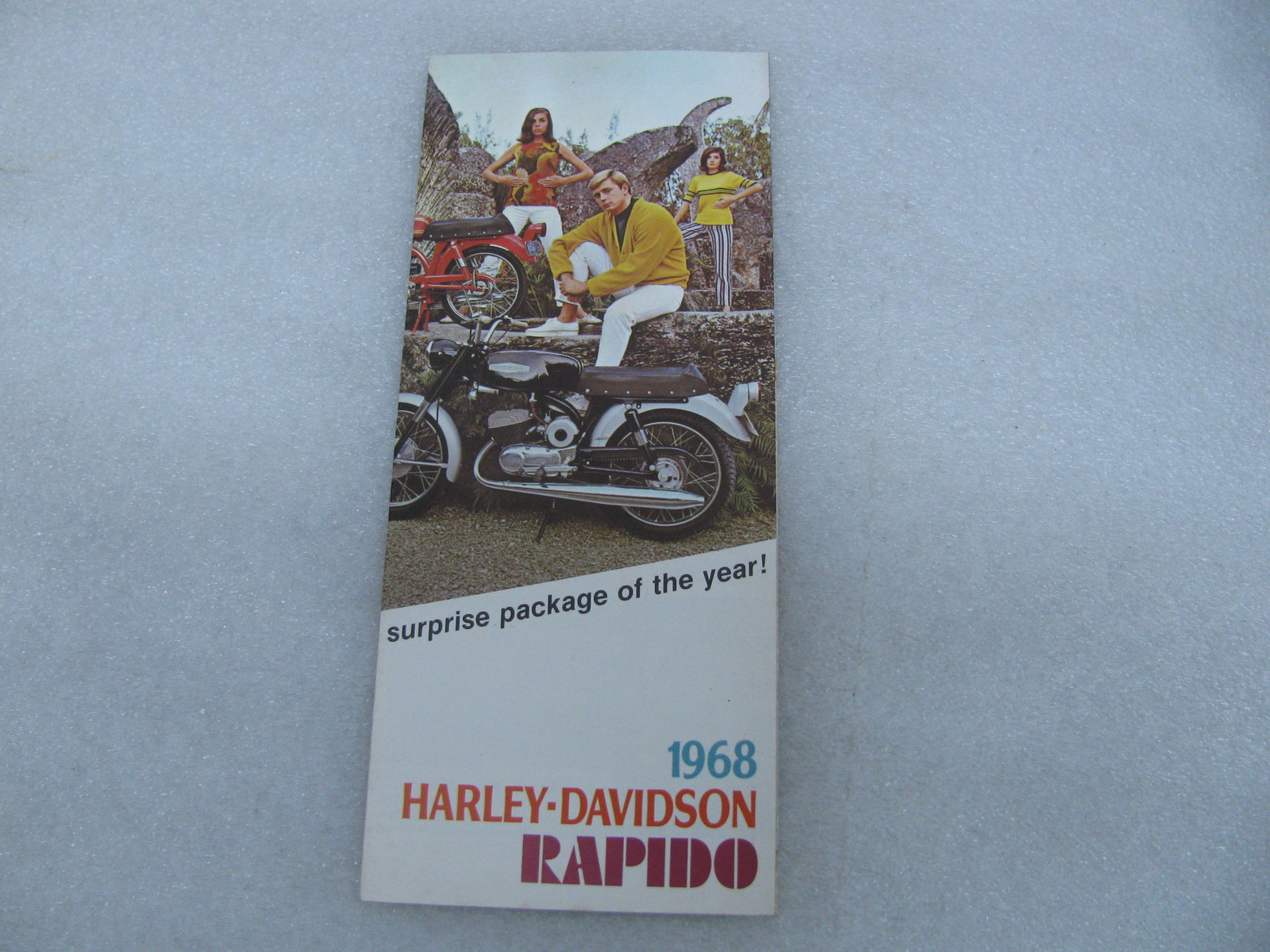 original 1968 Harley Davidson Flyer Brochure Poster Advertisement ...