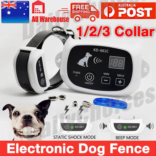 Electric Containment Pet Collar Wireless Electronic Dog Fence System ...