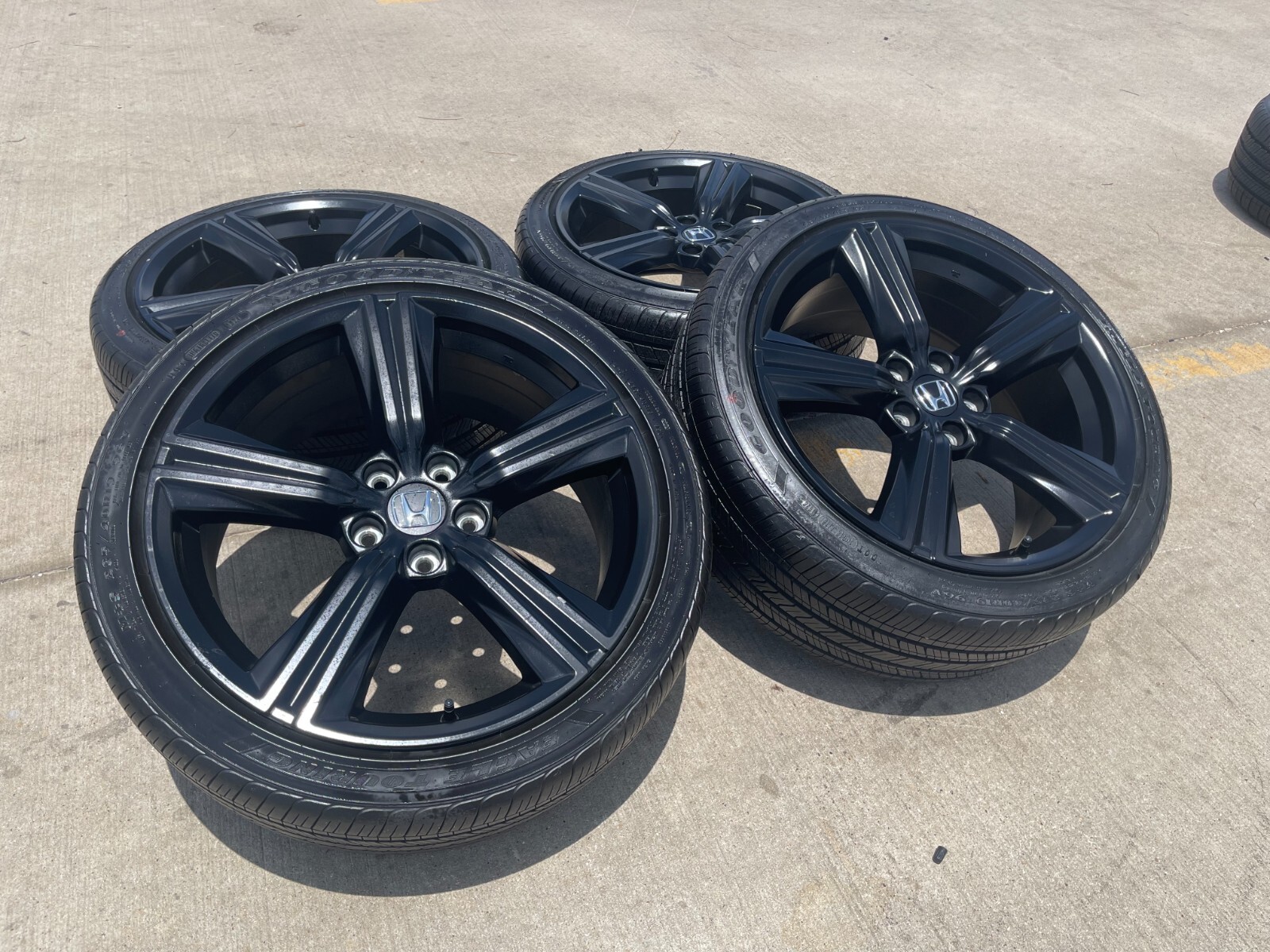 19" Honda Accord OEM Black Sport wheels rims 60307 190340 Civic 2023 ...