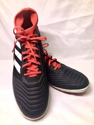 ADIDAS PREDATOR PBB 698007 BLACK RED WHITE SOCCER CLEATS MENS SIZE 13 ...