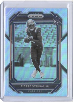 Pierre Strong Jr. ROOKIE - 2022 NFL PRIZM SILVER NEGATIVE VARIATION SP ...