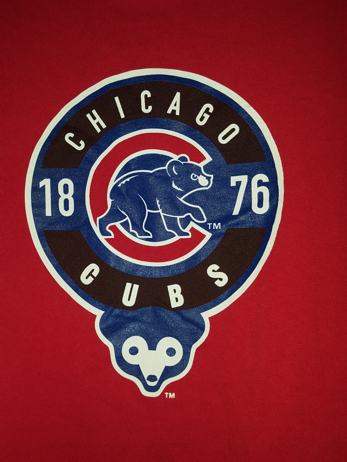 MLB CHICAGO CUBS Baseball Est. 1876 Cubbie Logo Uni sex T-Shirt Men's ...