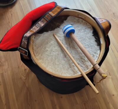 PERU: Bombo Folklore Drum with Accessories, New | eBay