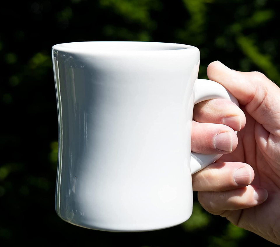 Culver 10-Ounce Ceramic Retro Diner Style Heavyweight Restaurant Mug ...