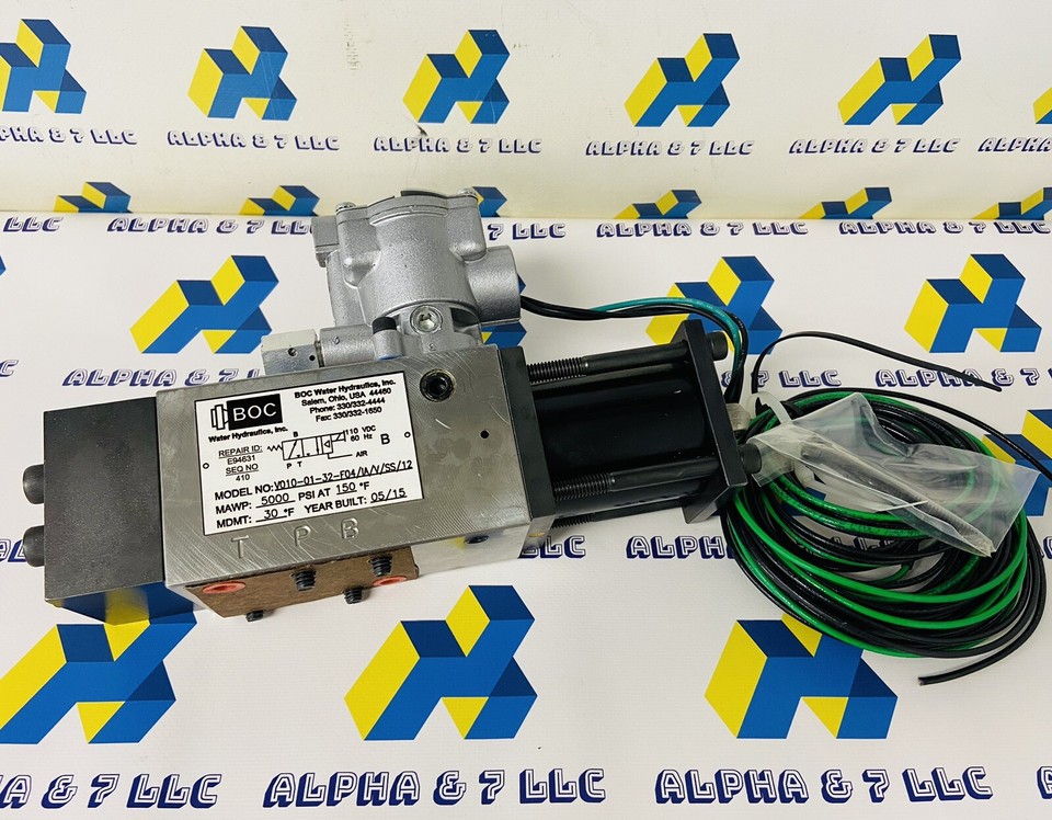 BOC 3-Way Hydraulic Valve V010-01-32-F04 5000 PSI | eBay