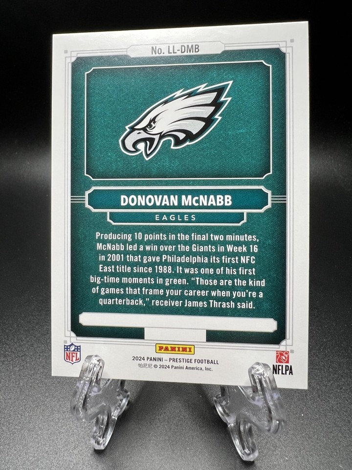 2024 Panini Prestige - Living Legends #LL-DMB Donovan McNabb Eagles | eBay