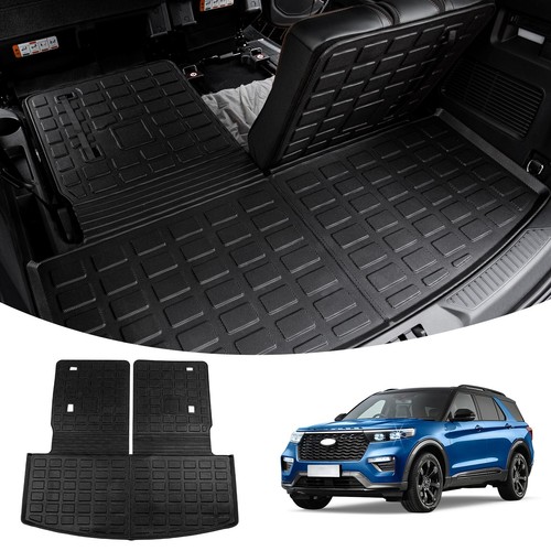 Cargo Mat For 2020-2025 Ford Explorer Trunk Mat TPE Cargo Liner 2024 ...