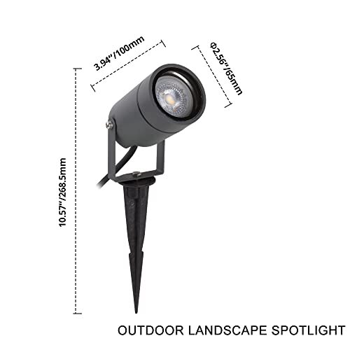 Outdoor Spot Light Landscape Lighting 6w Spotlight For Yard Replaceable ...