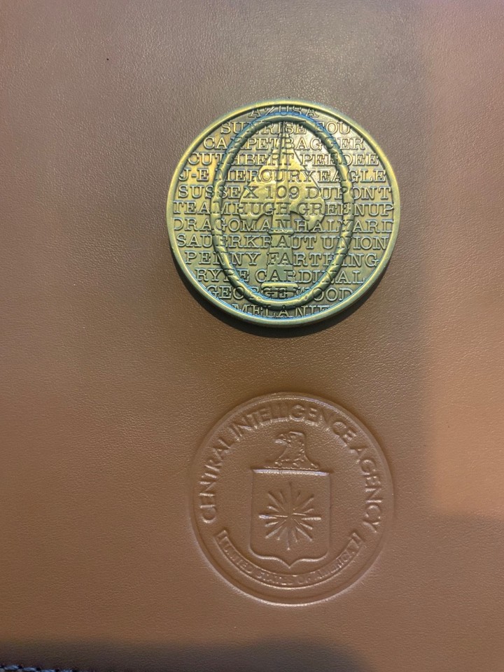 Central Intelligence Agency CIA SAC SOG Excellence in Espionage Coin | eBay