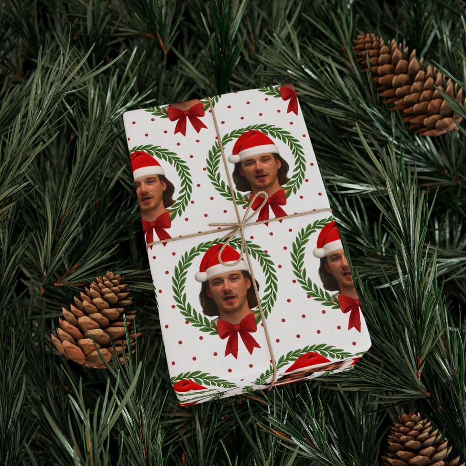 Morgan Wallen Christmas Wrapping Paper, Morgan Wallen Holiday Gift Wrap ...