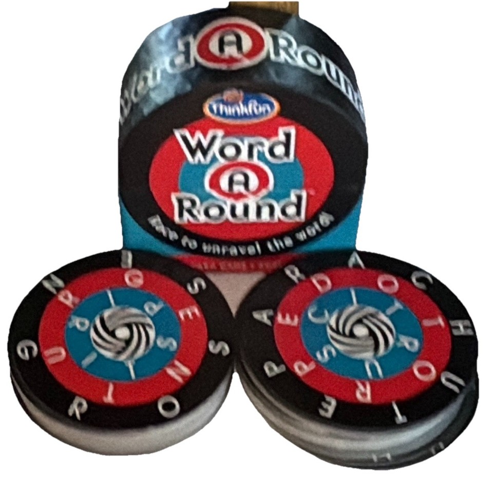 Word A Round ThinkFun 2012 Fast-Paced Complete Family Card Game Puzzle ...