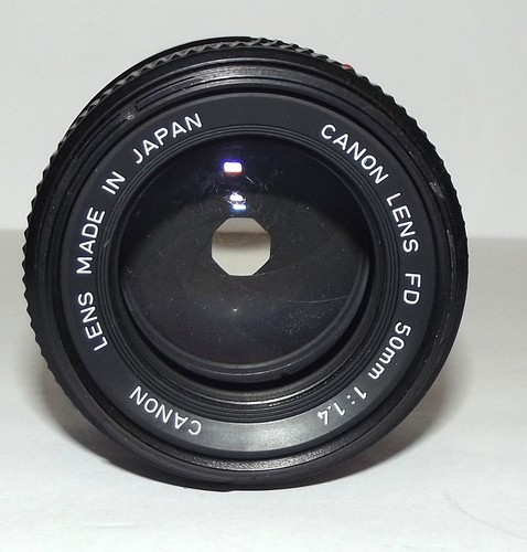 Canon FD 50mm 1:1.4 Fast Lens - AS IS See Details | eBay