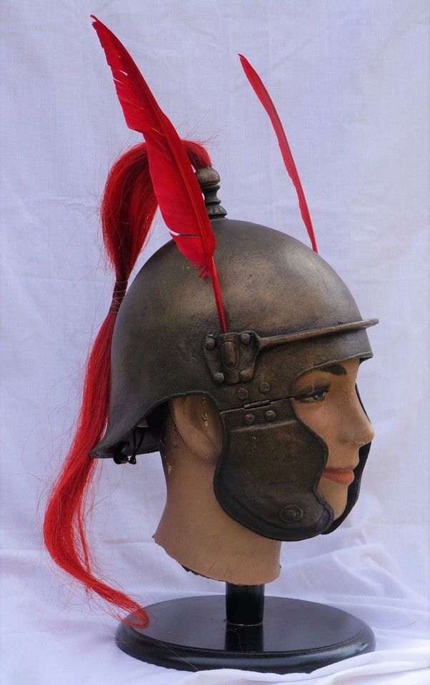 ROME SPARTACUS ROMAN LEGION LEGIONNAIRE OPTIO HELMET SCREEN MOVIE PROP ...