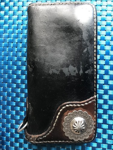 The Flat Head Cordovan Long Wallet Jump Ring Leather Bifold Men'S | eBay