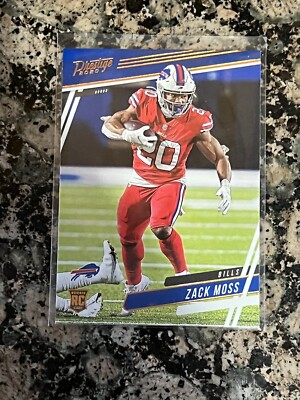 Zack Moss 2020 Panini Chronicles Prestige Rookie Card #330 Buffalo ...