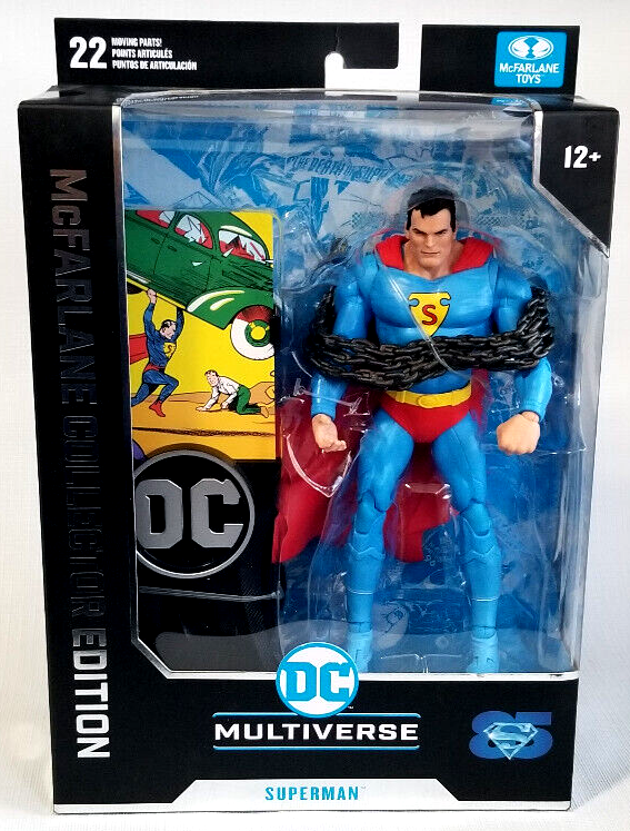 DC Multiverse SUPERMAN Action Comics #1 McFarlane Collector Edition ...