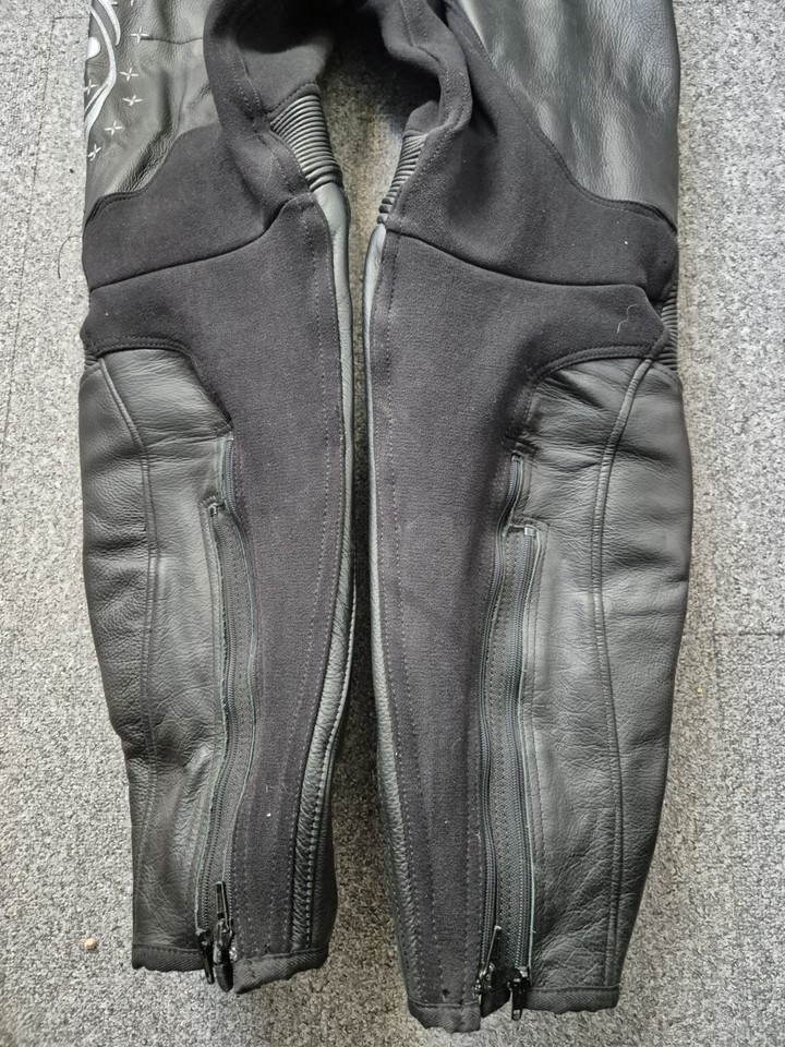 Dainese Yu Tattoo Lady Two Piece Motorcycle Leathers Race Suit EU 46 | eBay