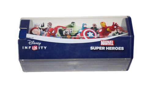 Disney Infinity Power Discs Blue Marvel Super Heroes Capsule Container ...