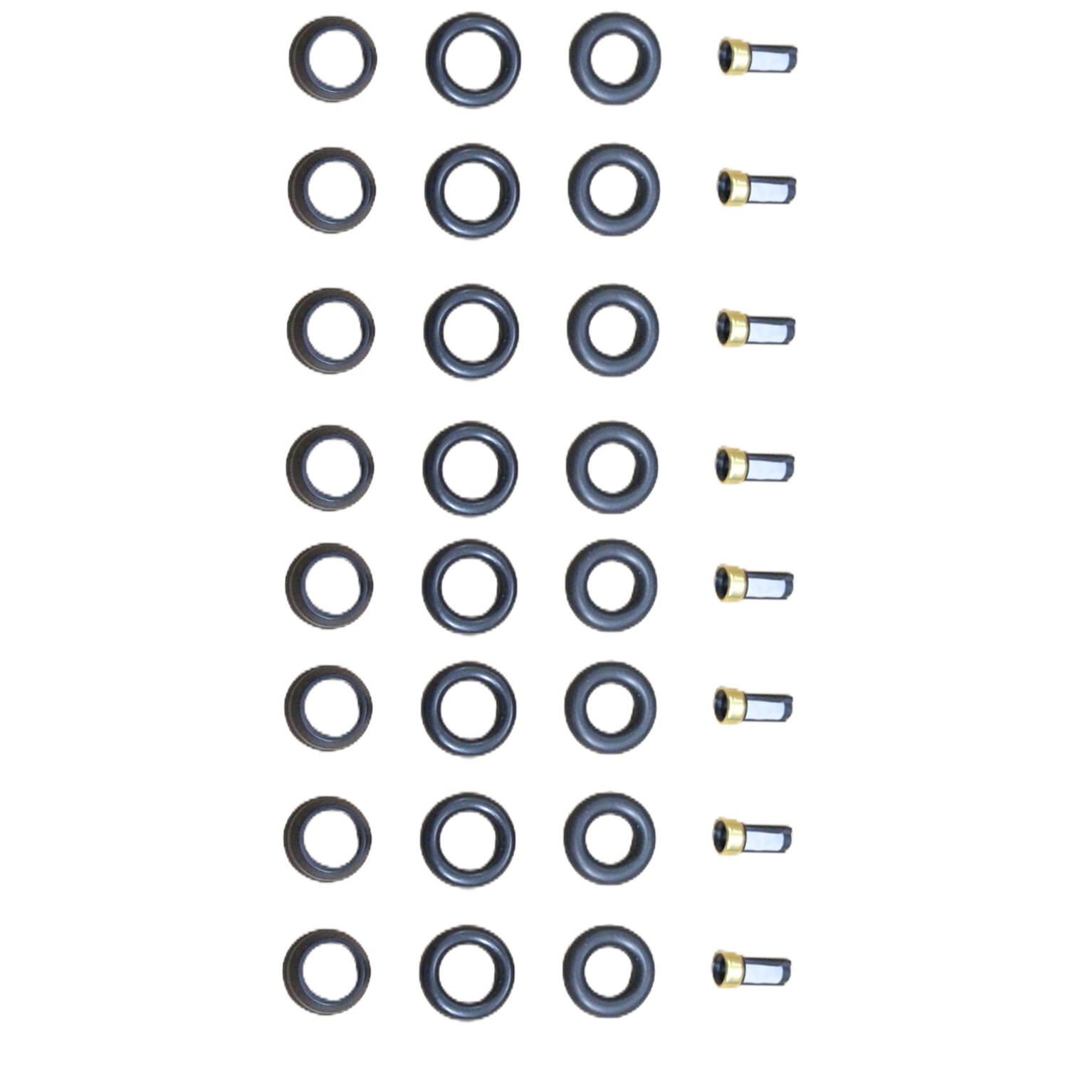 Fuel Injector Rebuild Kit O-rings Seals Filters Pintle for V8 Chevy GMC ...