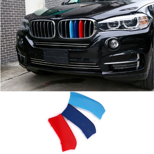For BMW X5 X6 F15 2014-2018 Multicolor Front Grille Grill Strips Cover ...