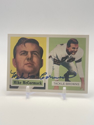 Mike McCormack Autographed 1994 Topps Archive Browns | eBay