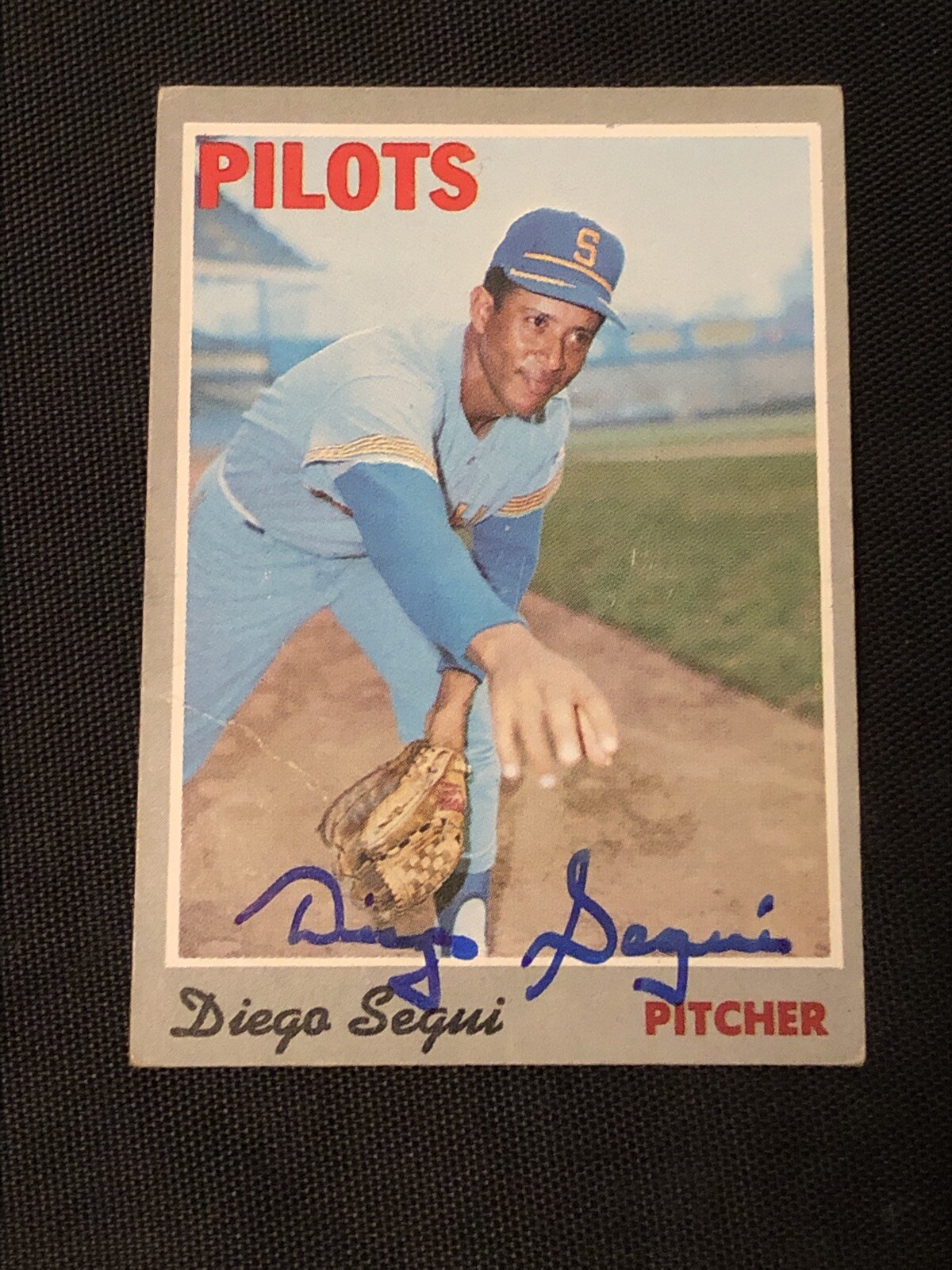 DIEGO SEGUI 1970 TOPPS SIGNED AUTOGRAPHED CARD #2 SEATTLE PILOTS | eBay