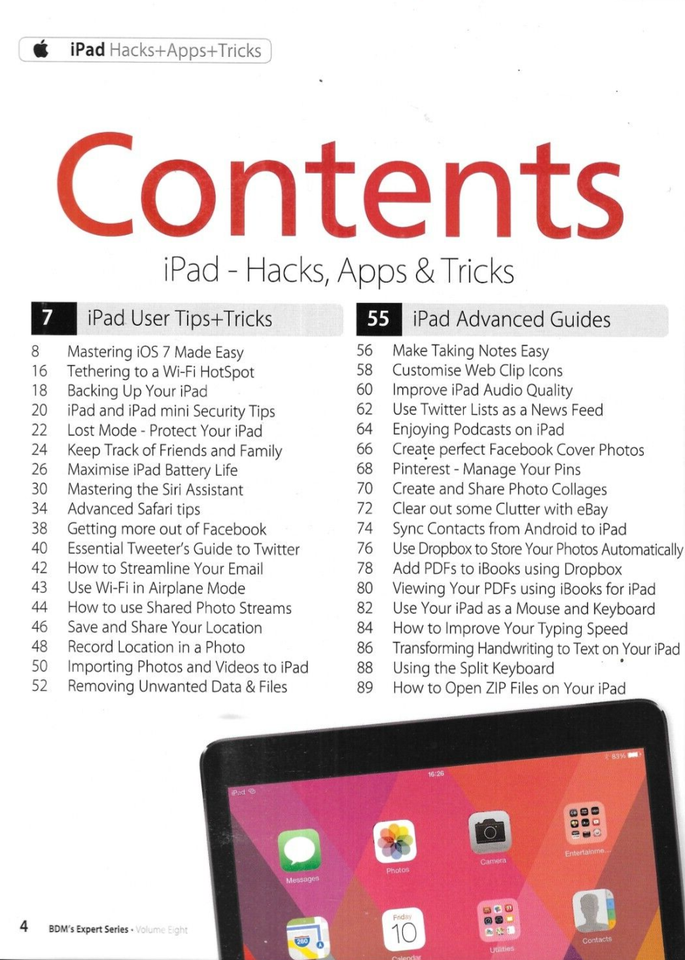 iPad Hacks Apps and Tricks Magazine Jailbreaking Troubleshoot Customize ...